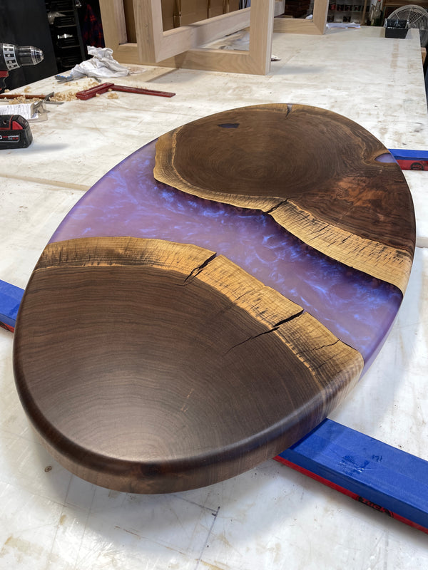 Oval Coffee Table Router Template (Clear Acrylic) - empiregoods.com