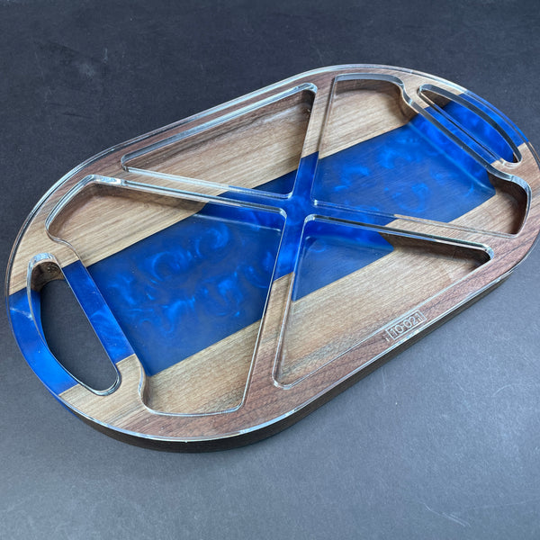 Oval 4 Section Valet Tray Router Template - empiregoods.com